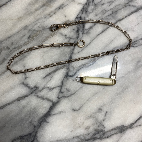 Jewelry | Antique Gold Filled Pocket Watch Chain Pocket Watch Fob ...